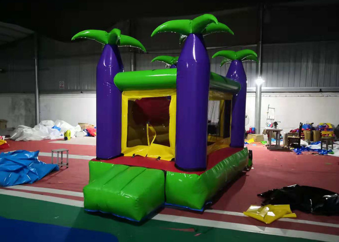 Cool Monkey Adult Size Bounce House Tropical Style 0.55mm PVC Vinyl ...