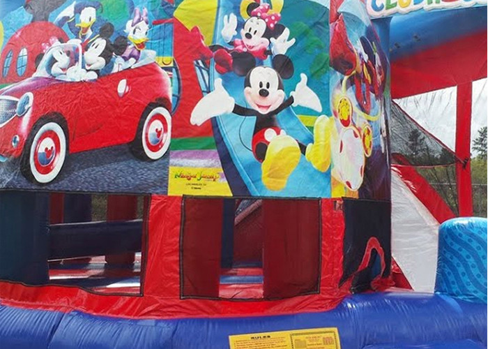 Fun Attractive Adult Blow Up Obstacle Course No Scratch No Color Fading